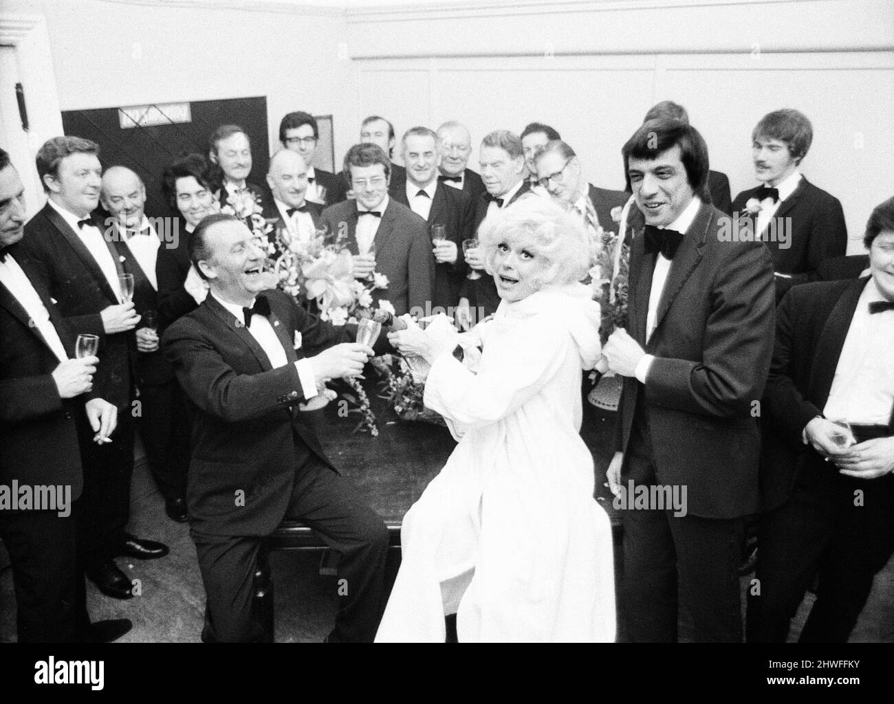 Carol Channing with her 10 stout hearted men, opening night of new ...