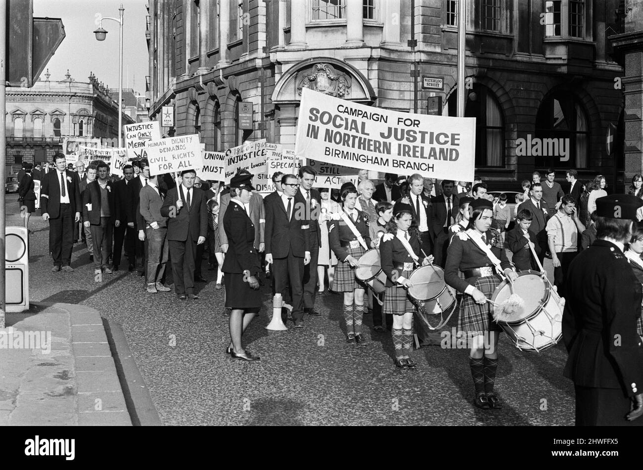 Irish civil rights protest Black and White Stock Photos & Images - Alamy