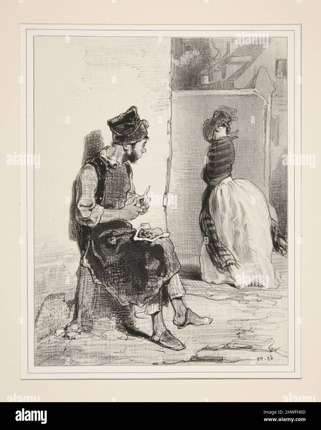 Plus que ca de giberne!. Artist: Paul Gavarni, French, 1804–1866 Stock ...