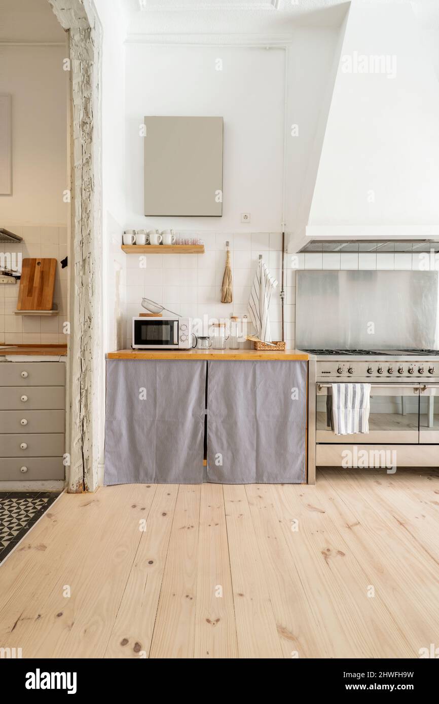 Fabric Inside Kitchen Cabinets Sewing Room Organization