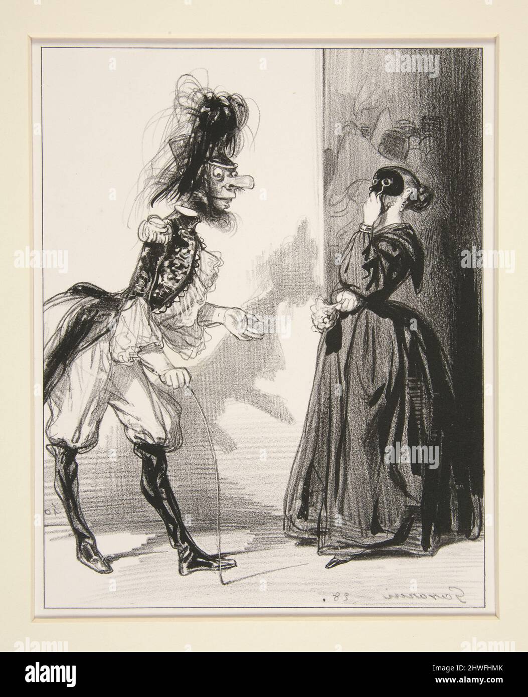 P’us qu’ca d’lorgnon! et du pain?…Bo’jour, Madame…. Artist: Paul ...