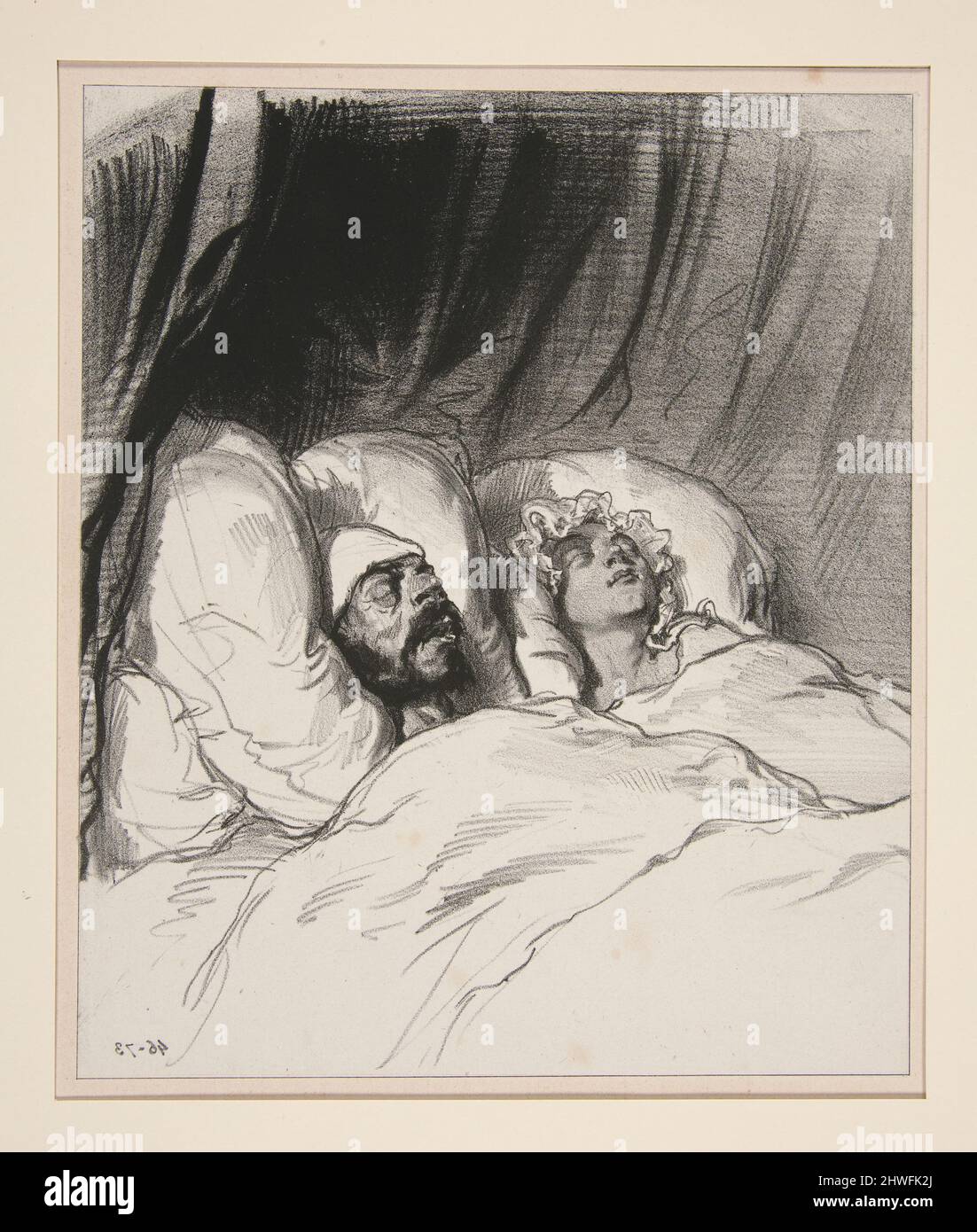 Artist: Paul Gavarni, French, 1804–1866 Stock Photo - Alamy