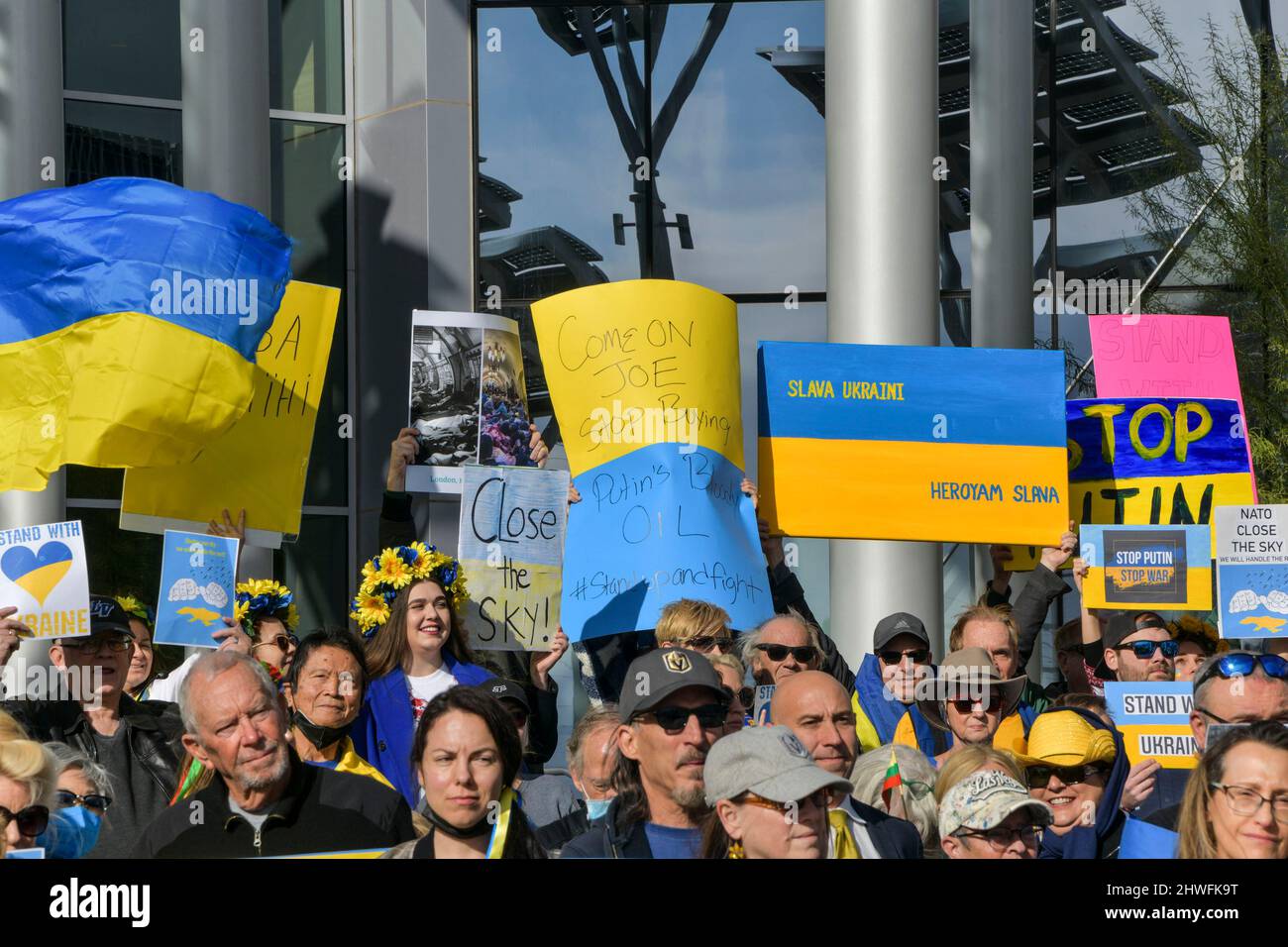 Las Vegas, NV - : Ukrainian community come together at the Rally for ...