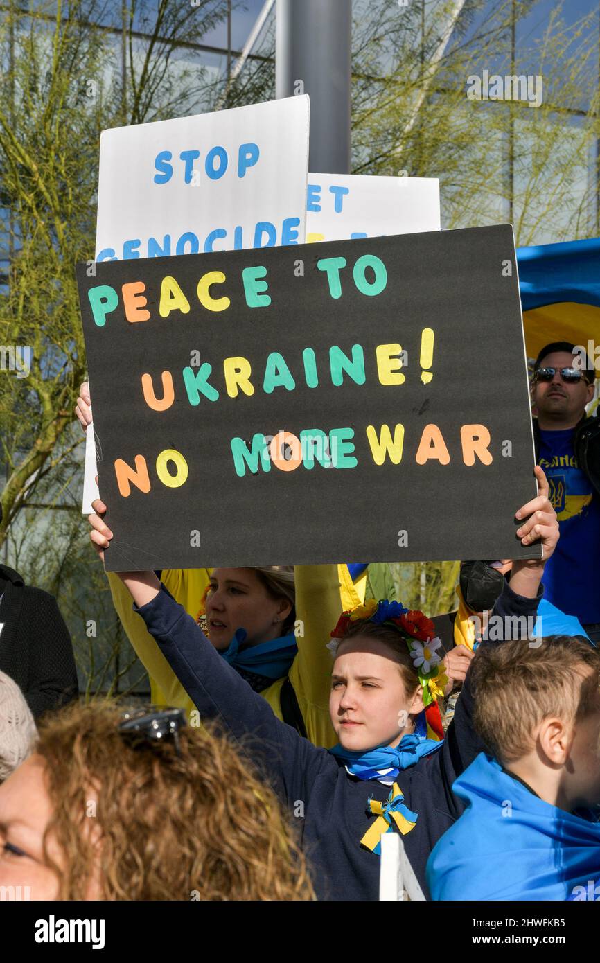 Las Vegas, NV - : Ukrainian community come together at the Rally for ...