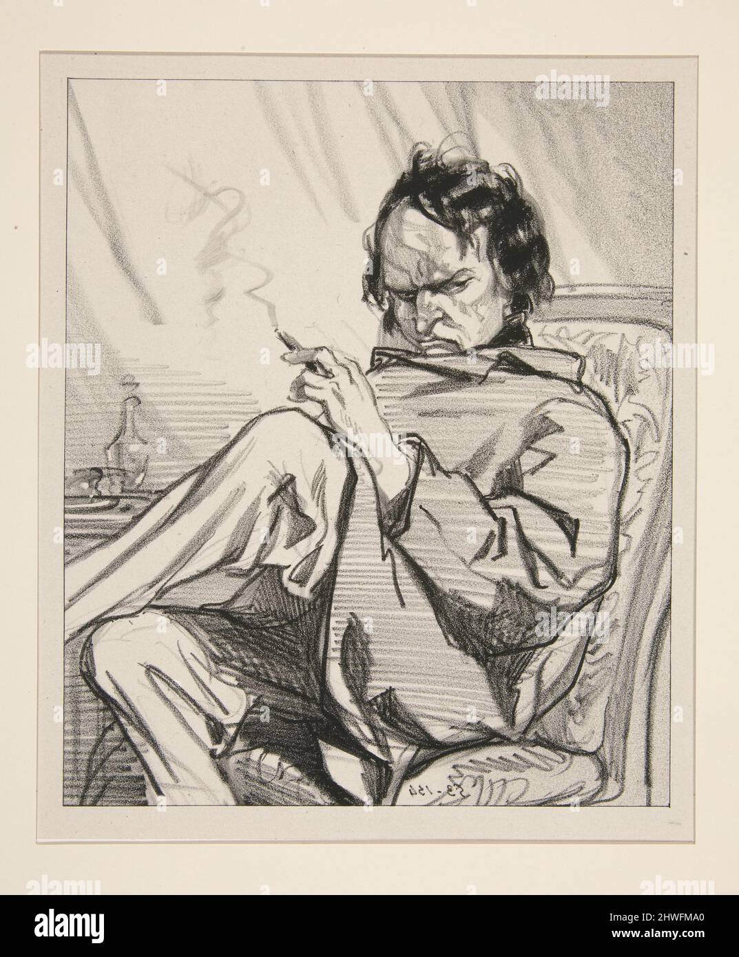 Les femmes?…un tas de serpents!. Artist: Paul Gavarni, French, 1804 ...