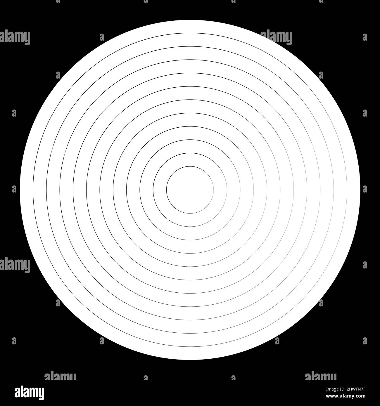 Simple concentric radiating circle graphics hi-res stock photography ...