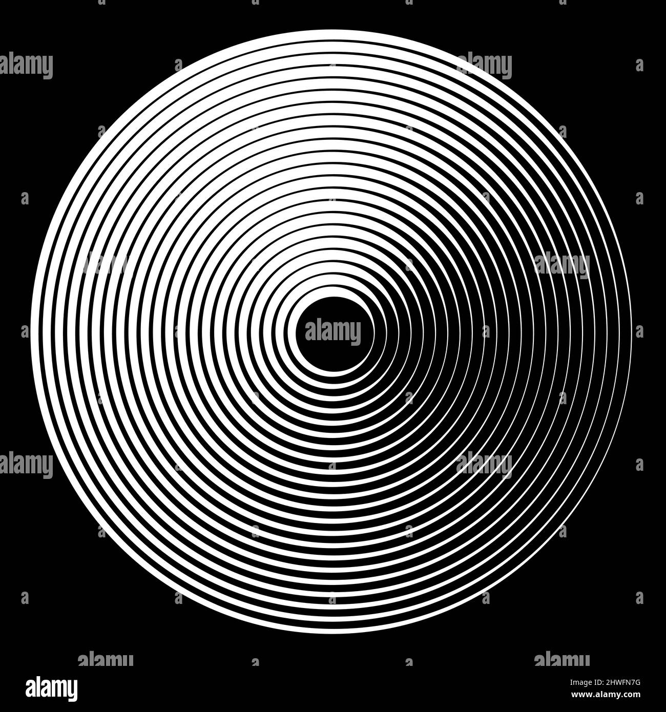 Simple concentric radiating circle graphics hi-res stock photography ...