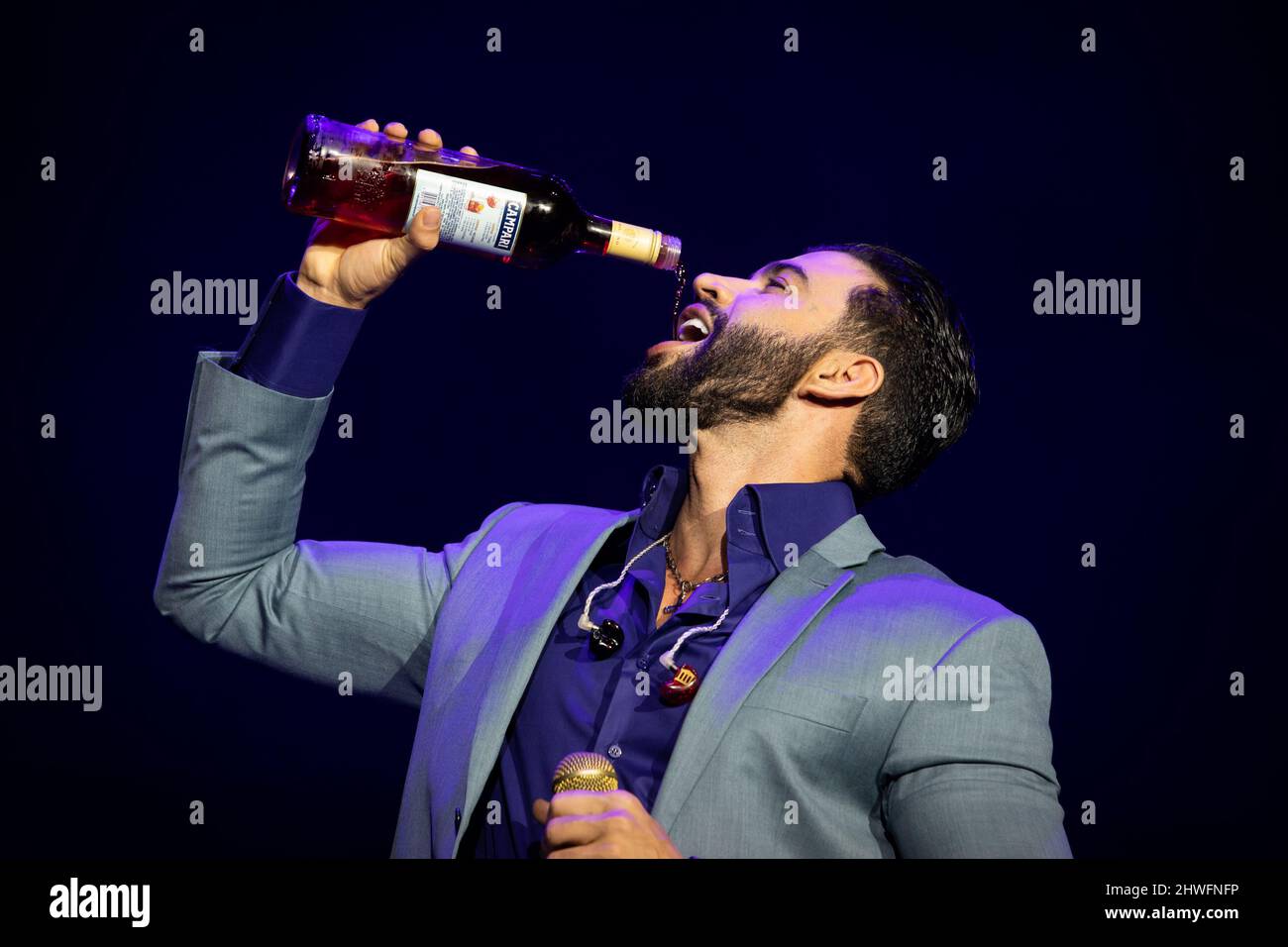 Brazilian singer Gusttavo Lima, best known for his Sertanejo musical ...