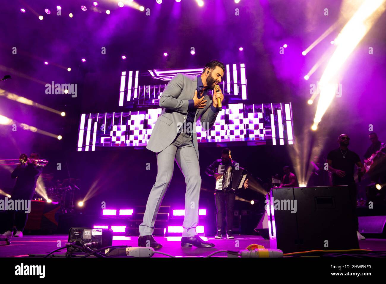Brazilian singer Gusttavo Lima, best known for his Sertanejo musical ...