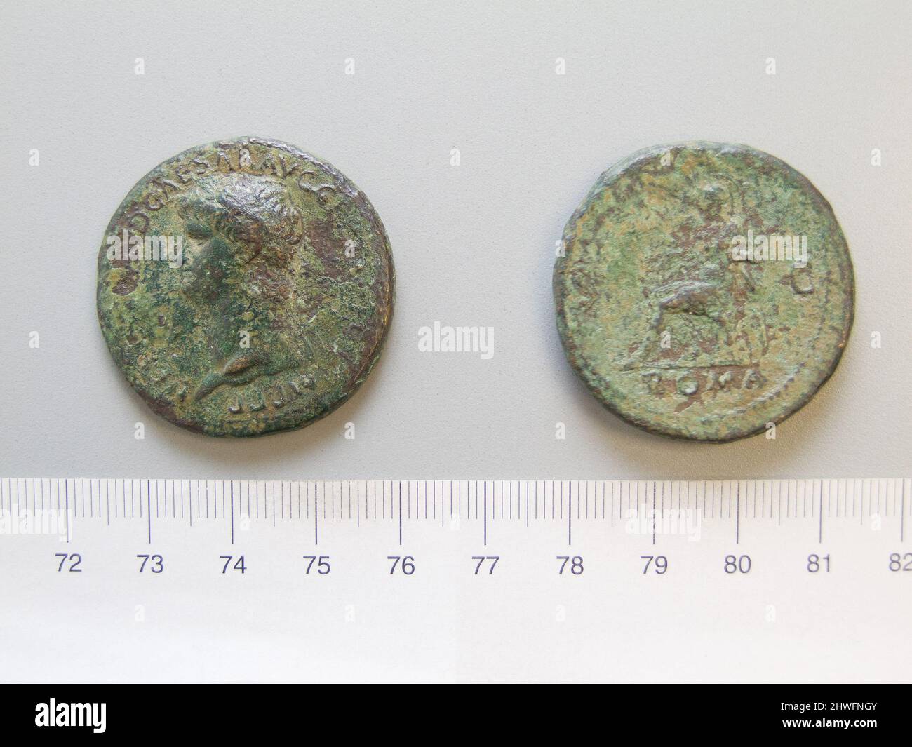 Sestertius of Nero, Emperor of Rome from Rome. Ruler: Nero, Emperor of ...