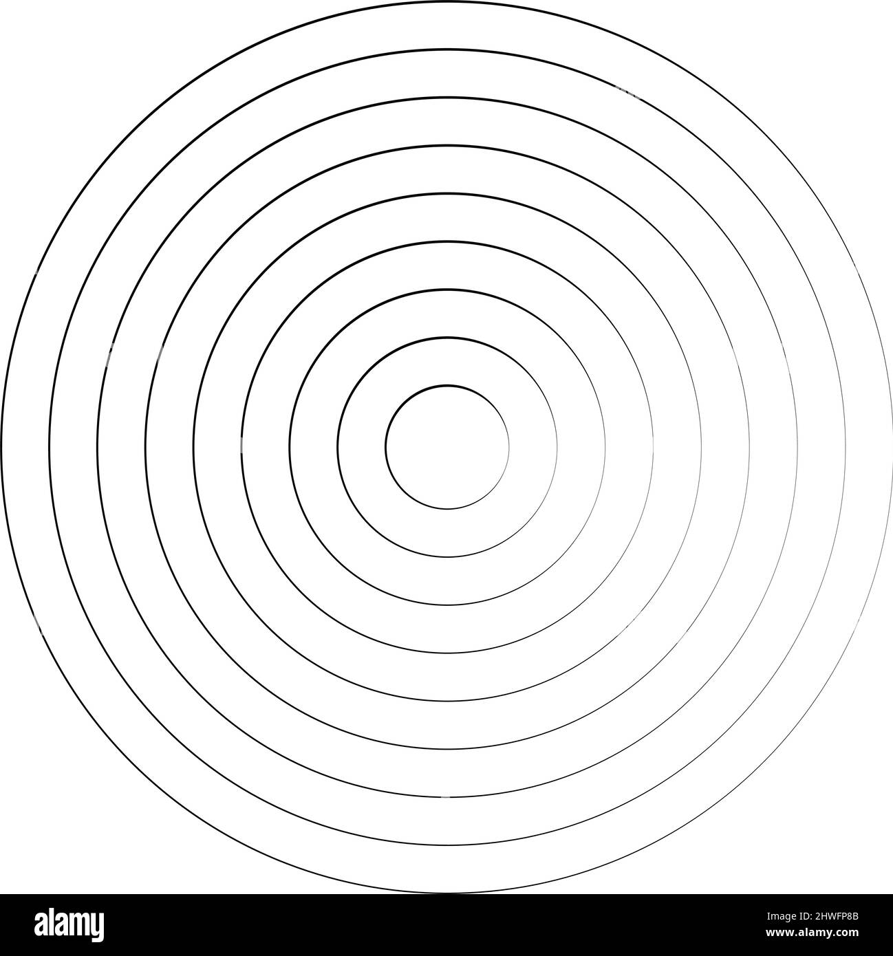 Simple concentric radiating circle graphics hi-res stock photography ...