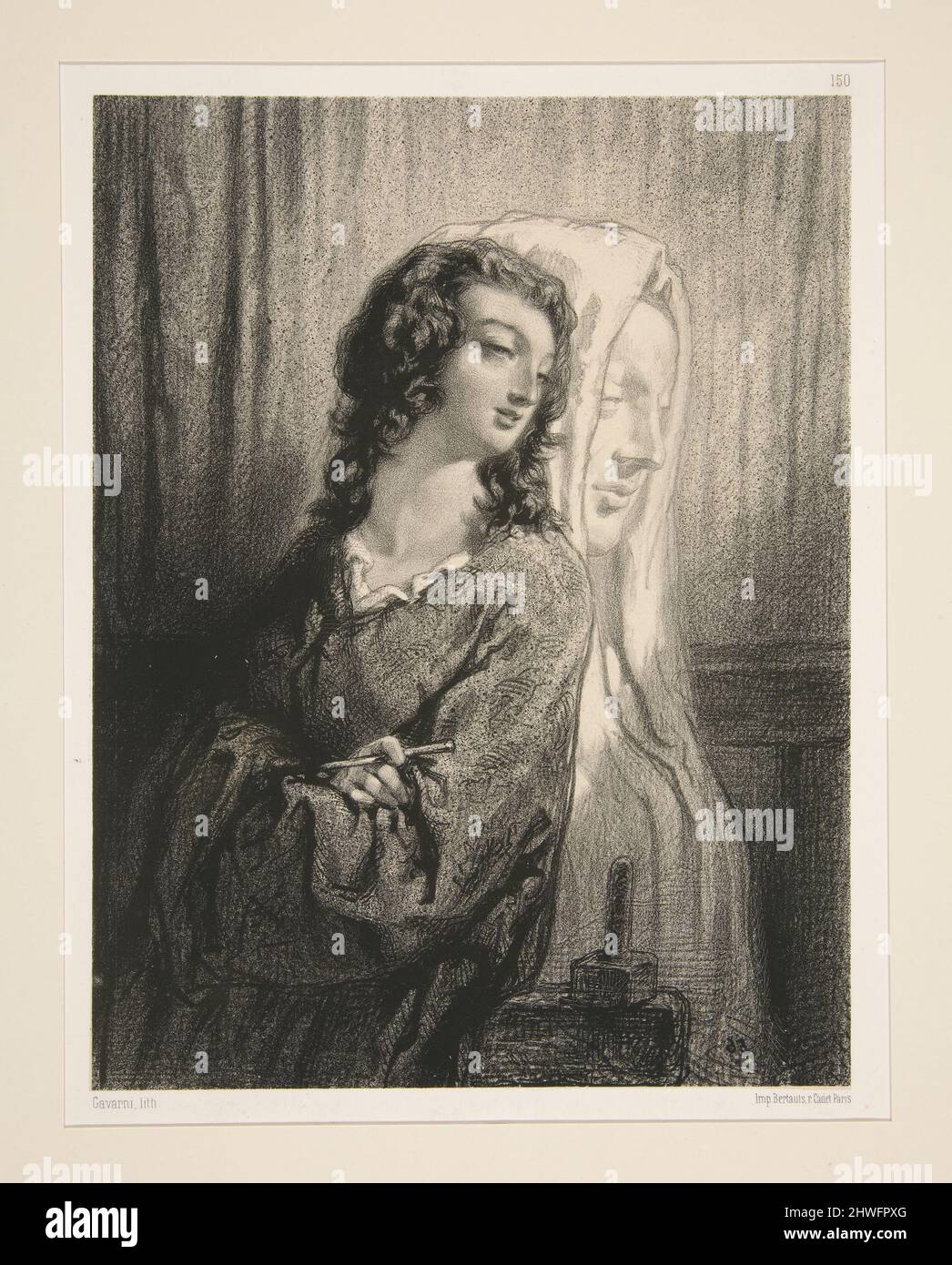 LA SCULPTURE MONUMENTALE.. Artist: Paul Gavarni, French, 1804–1866 ...