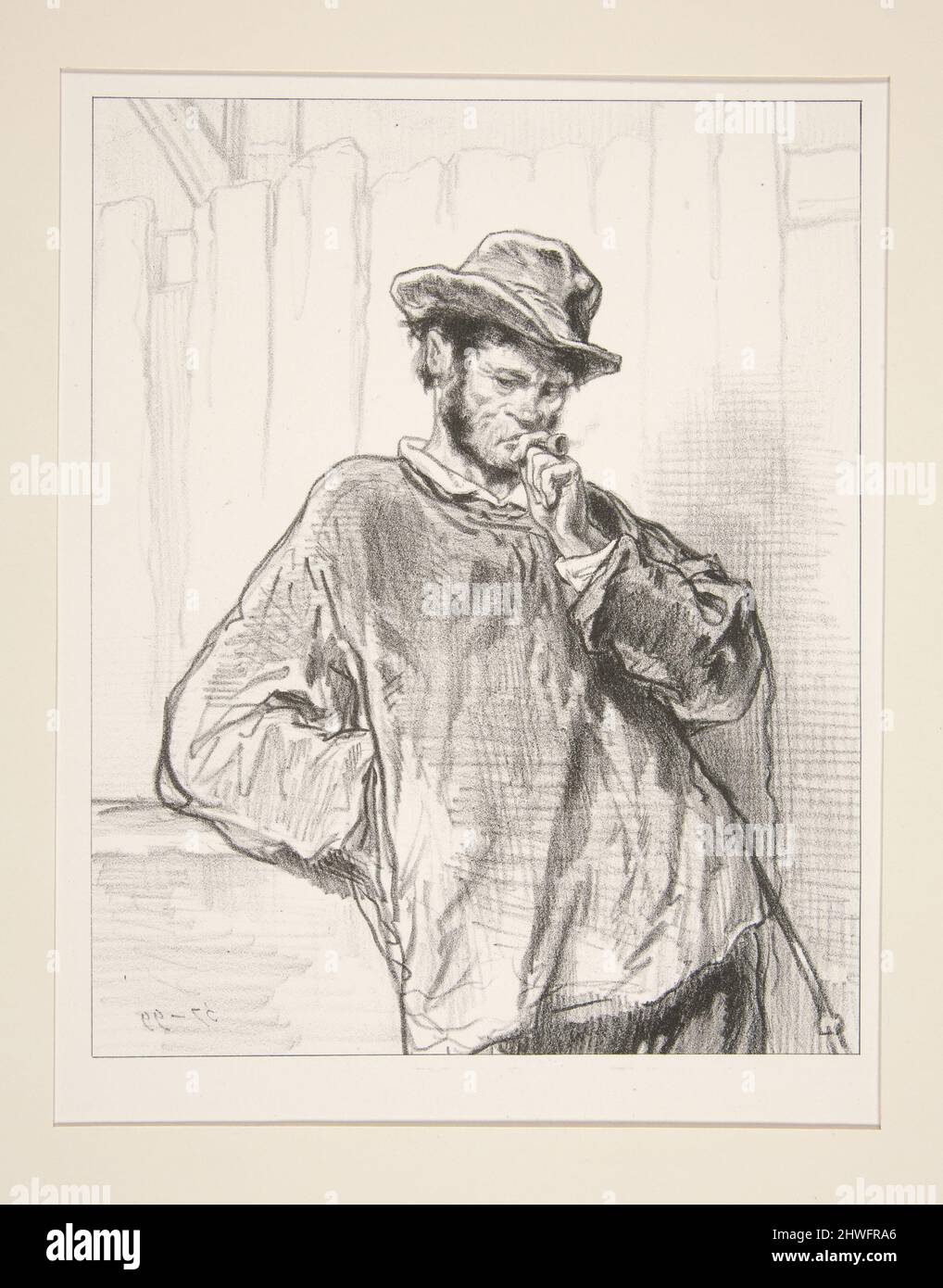 “Ne faut pas qu’on l’ostine.”. Artist: Paul Gavarni, French, 1804–1866 ...