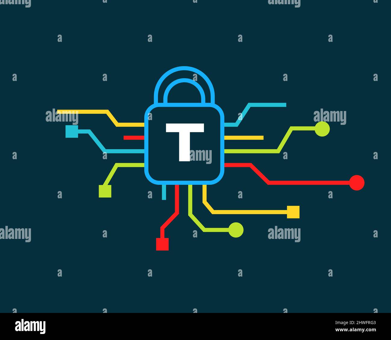 T cyber Stock Vector Images - Alamy