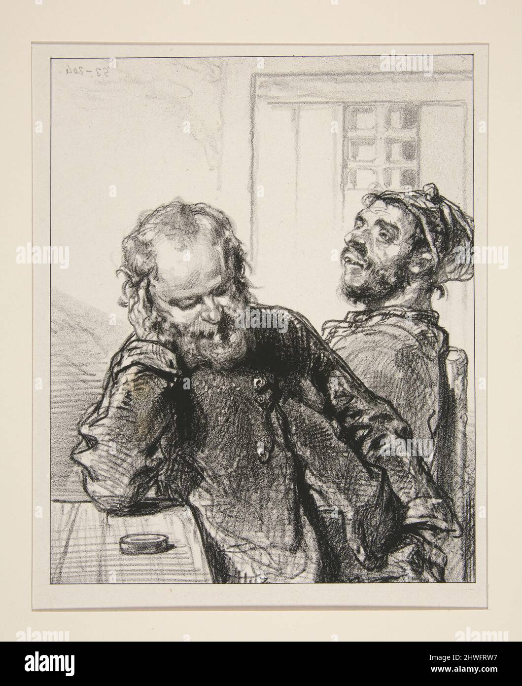 (EN PRISON.). Artist: Paul Gavarni, French, 1804–1866 Stock Photo - Alamy
