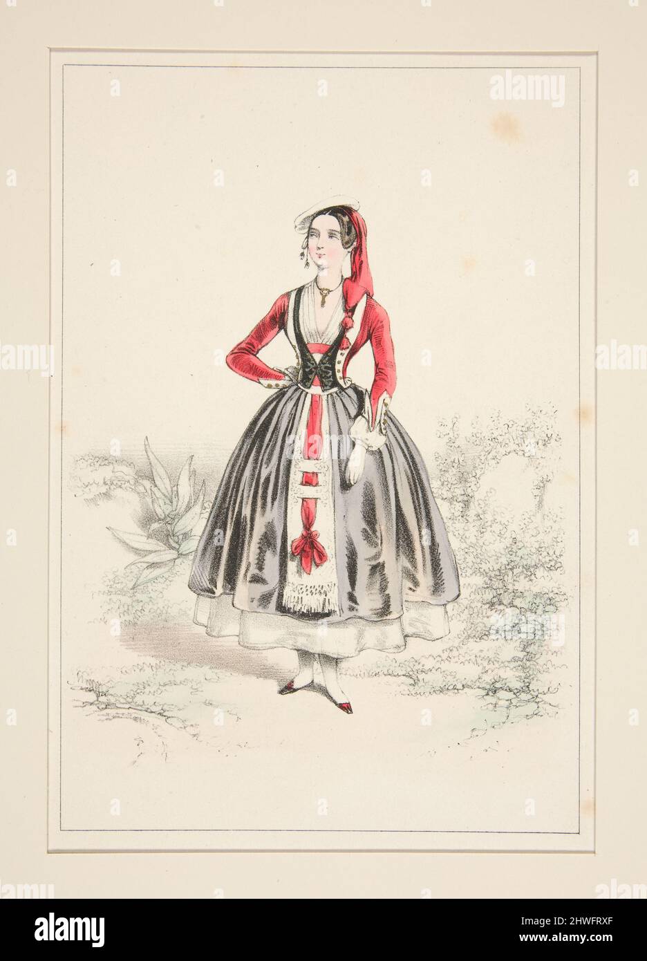 MAJA.. Artist: Paul Gavarni, French, 1804–1866 Stock Photo - Alamy