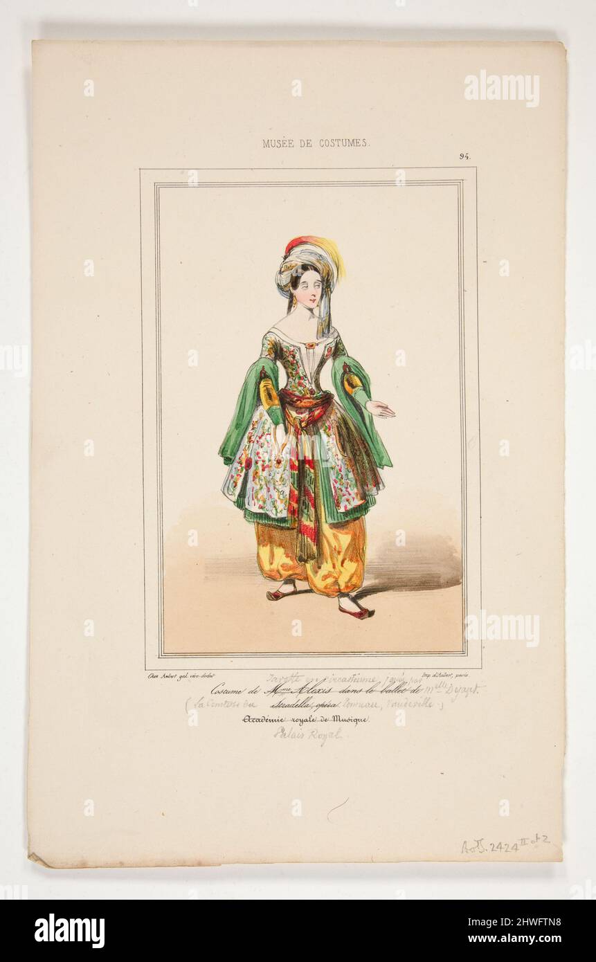 Costume de Javotte en Circassienne, jouee par Mlle Dejazet. …. Artist ...