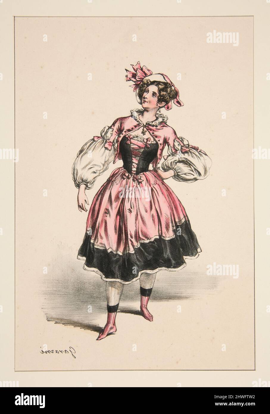 BEARNAISE.. Artist: Paul Gavarni, French, 1804–1866 Stock Photo - Alamy