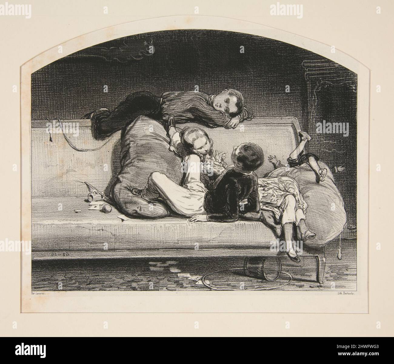 Frontispiece.. Artist: Paul Gavarni, French, 1804–1866 Stock Photo - Alamy