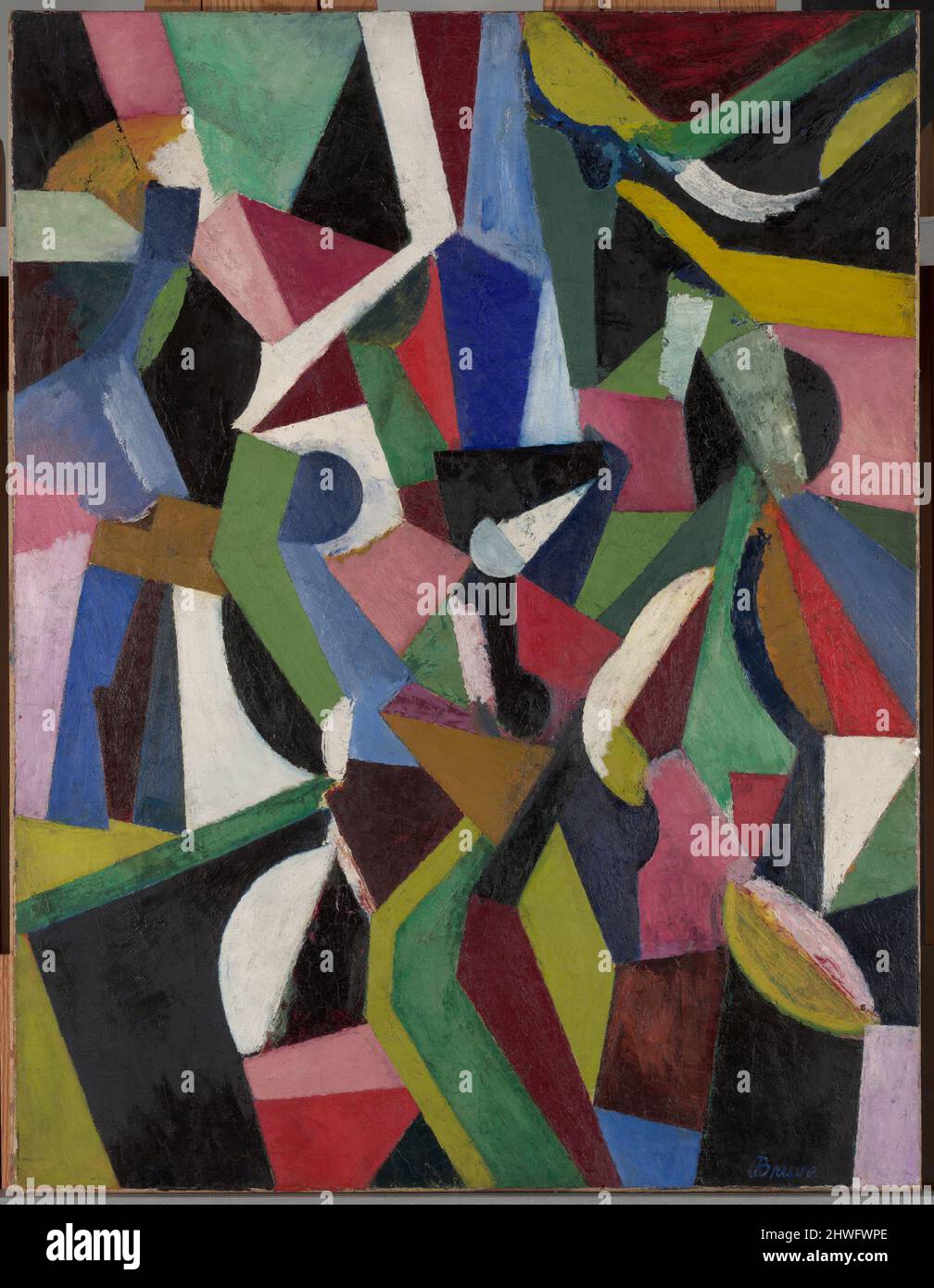 Composition I. Artist: Patrick Henry Bruce, American, 1881–1936 Stock ...