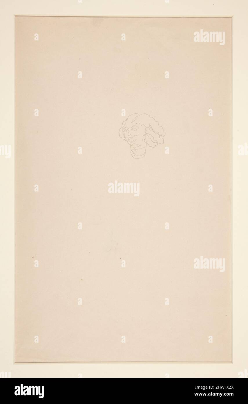 Head (recto); Figure (verso). Artist: Charles Demuth, American, 1883 ...