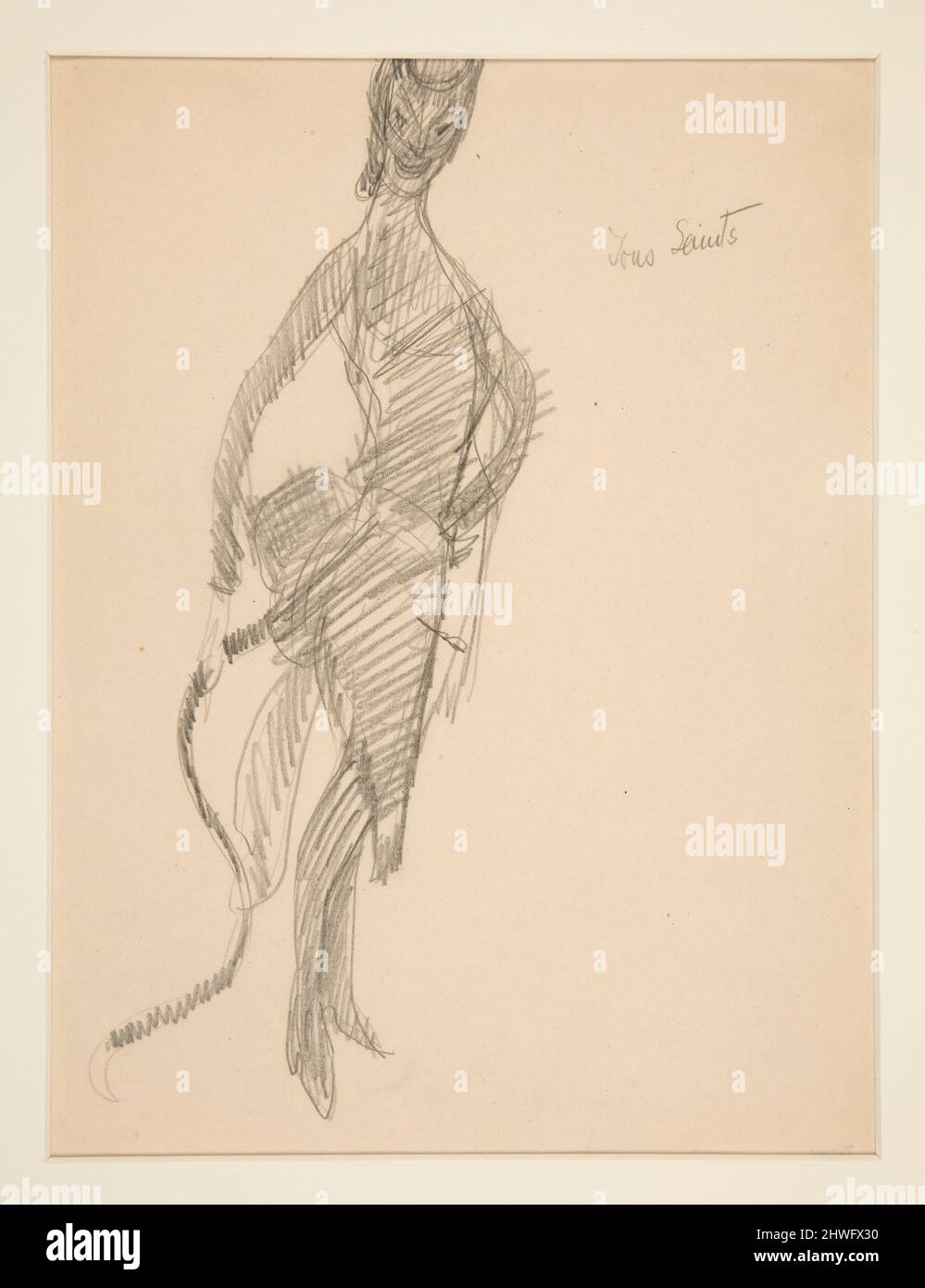 Costume Drawing: Devil As Lady. Artist: Charles Demuth, American, 1883 ...