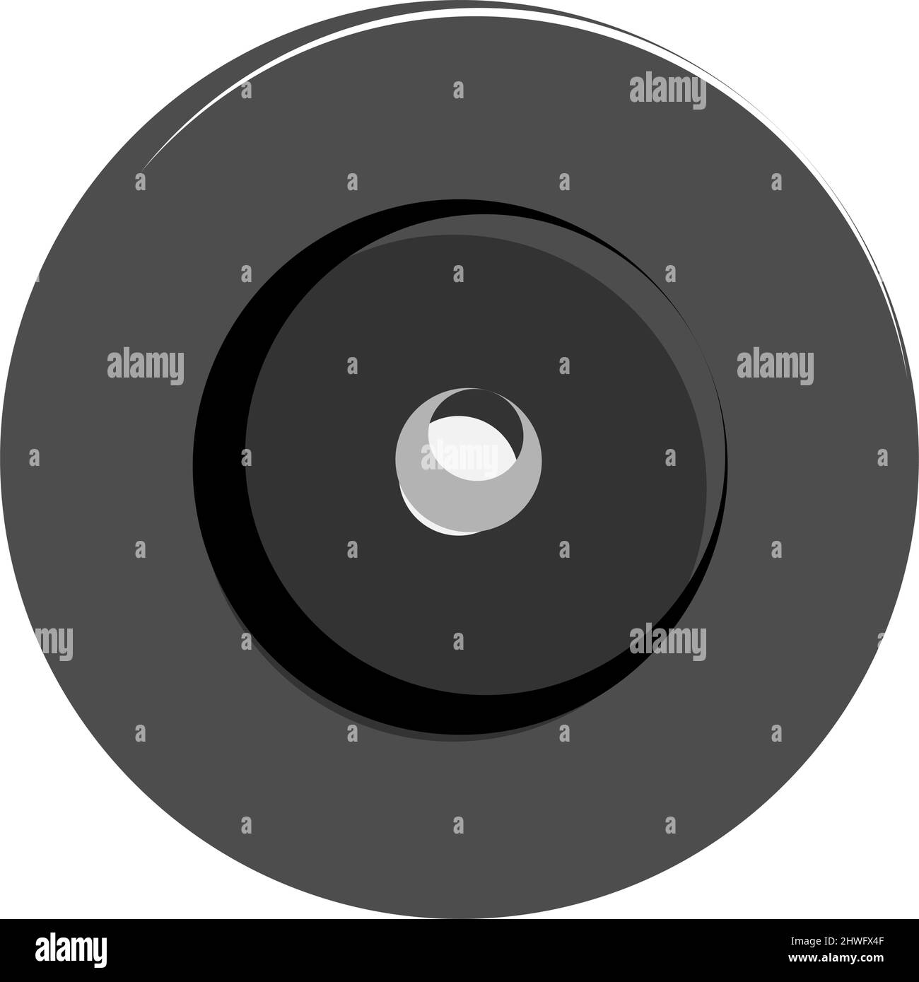 Random,grayscale, gray concentric circles, rings abstract geometric ...