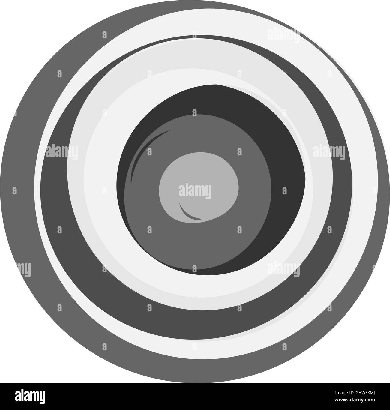 Random,grayscale, gray concentric circles, rings abstract geometric ...