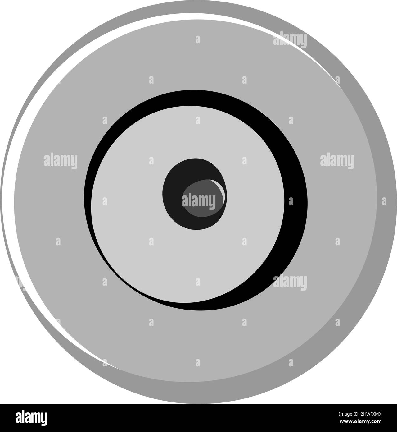 Random,grayscale, gray concentric circles, rings abstract geometric ...