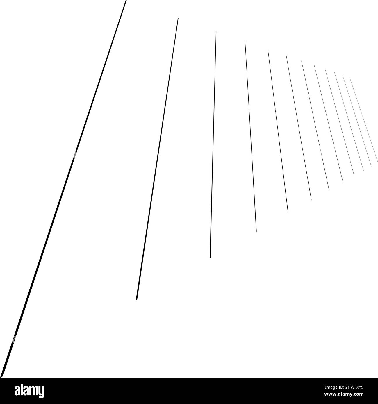 3D lines in perspective, Angled, slanting, oblique and diagonal lines ...