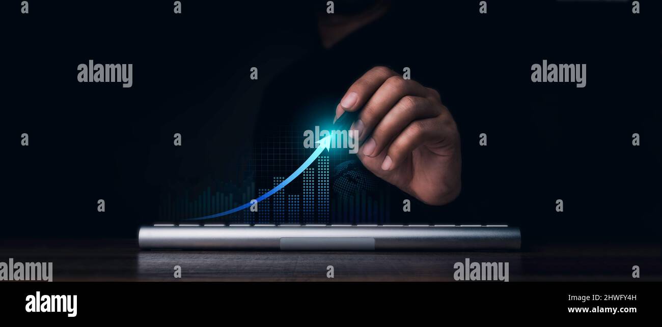 Investment technology, financial, return on investment - ROI concepts ...