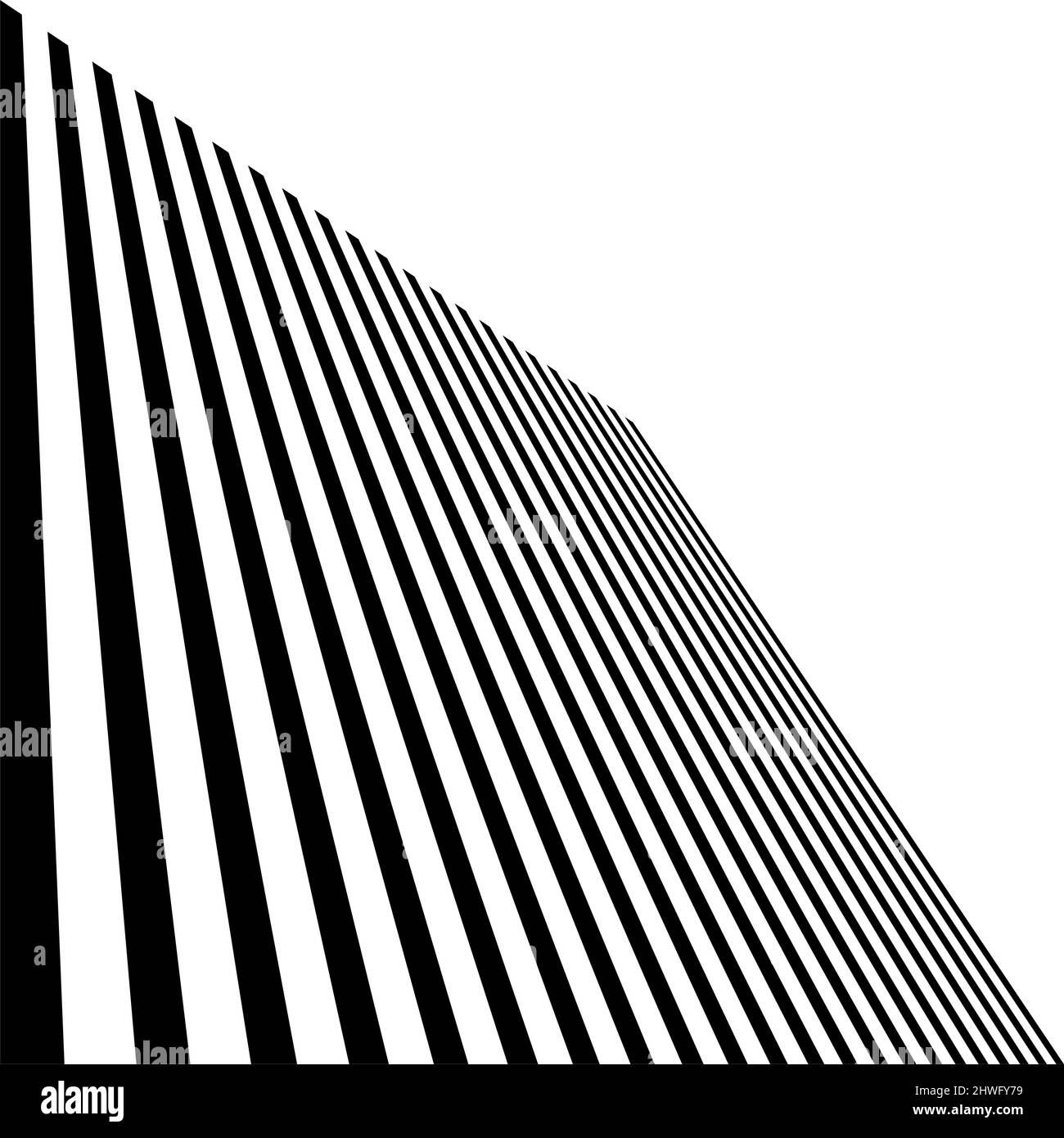 3D lines in perspective, Angled, slanting, oblique and diagonal lines ...