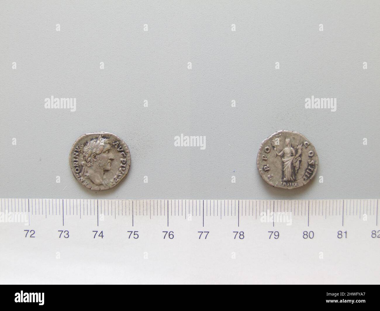 Denarius of Antoninus Pius, Emperor of Rome from Rome. Ruler: Antoninus ...