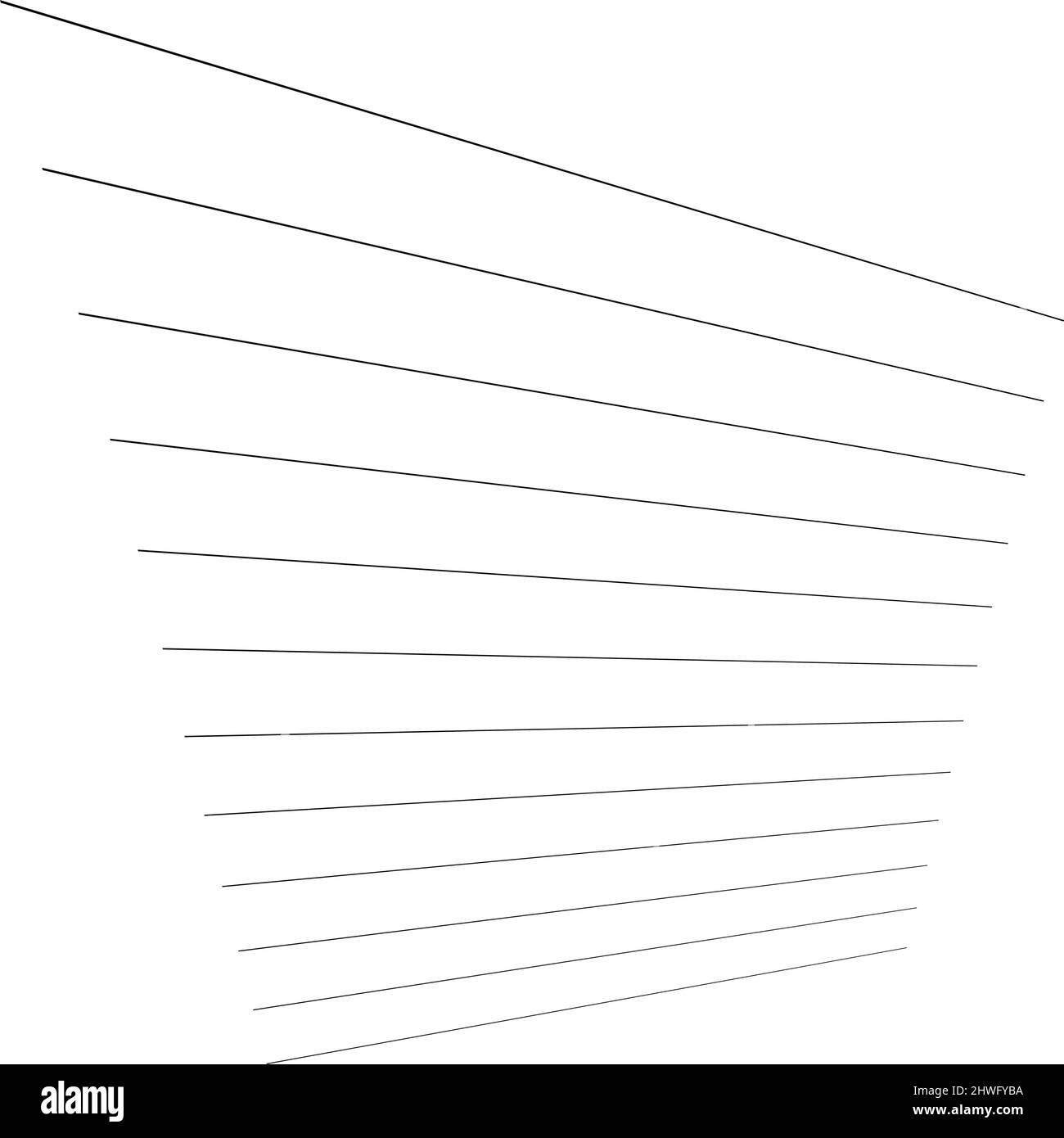 3D lines in perspective, Angled, slanting, oblique and diagonal lines ...