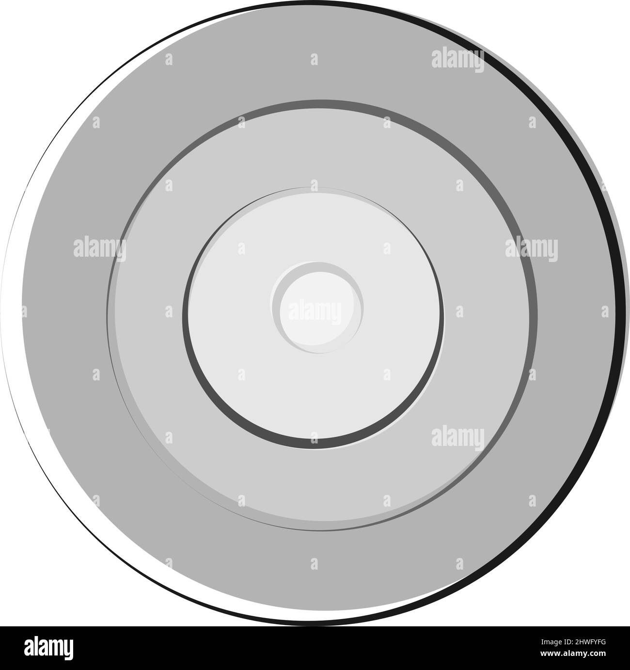 Random Grayscale Gray Concentric Circles Rings Abstract Geometric Design Elements Stock