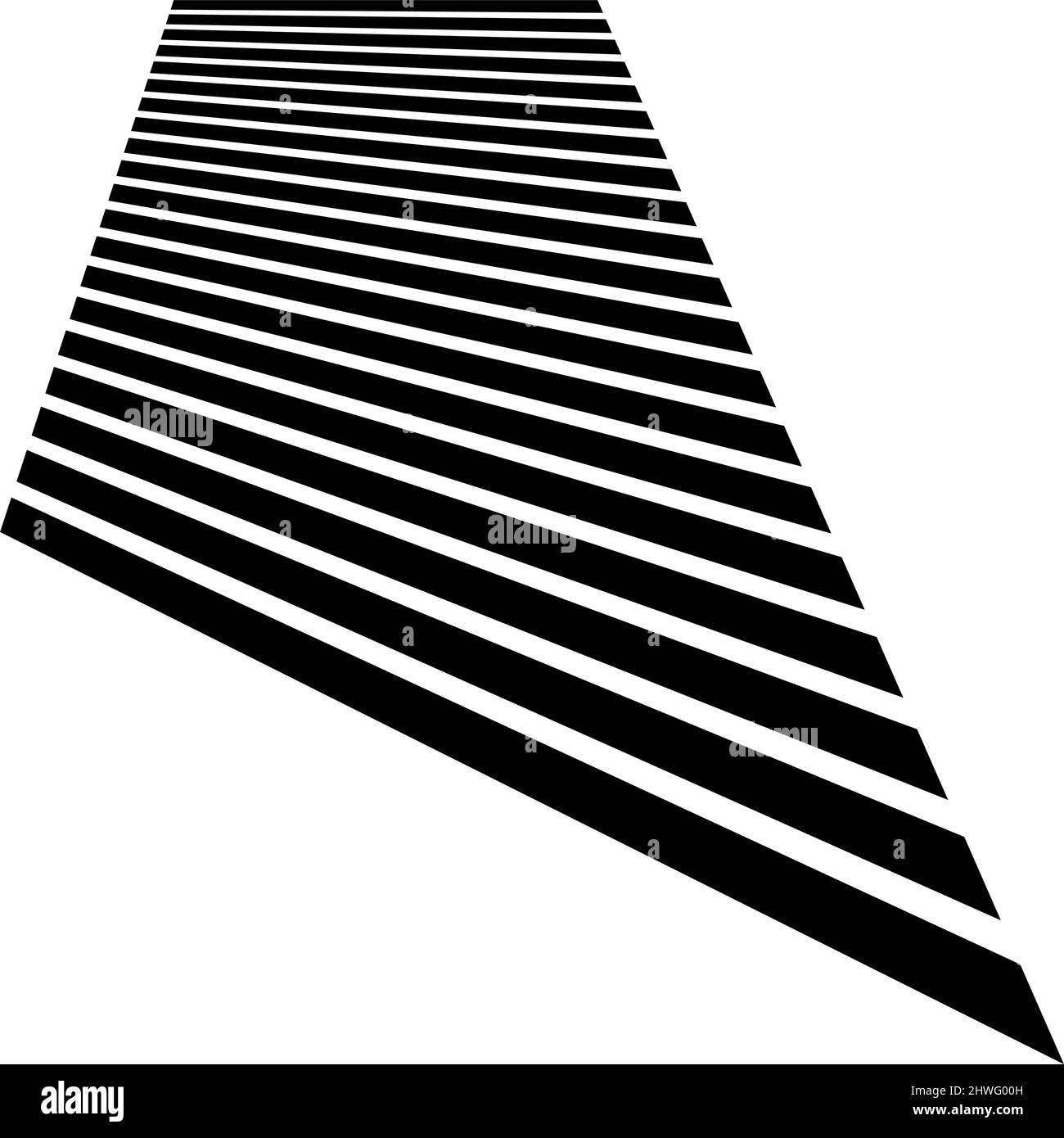 3D lines in perspective, Angled, slanting, oblique and diagonal lines ...