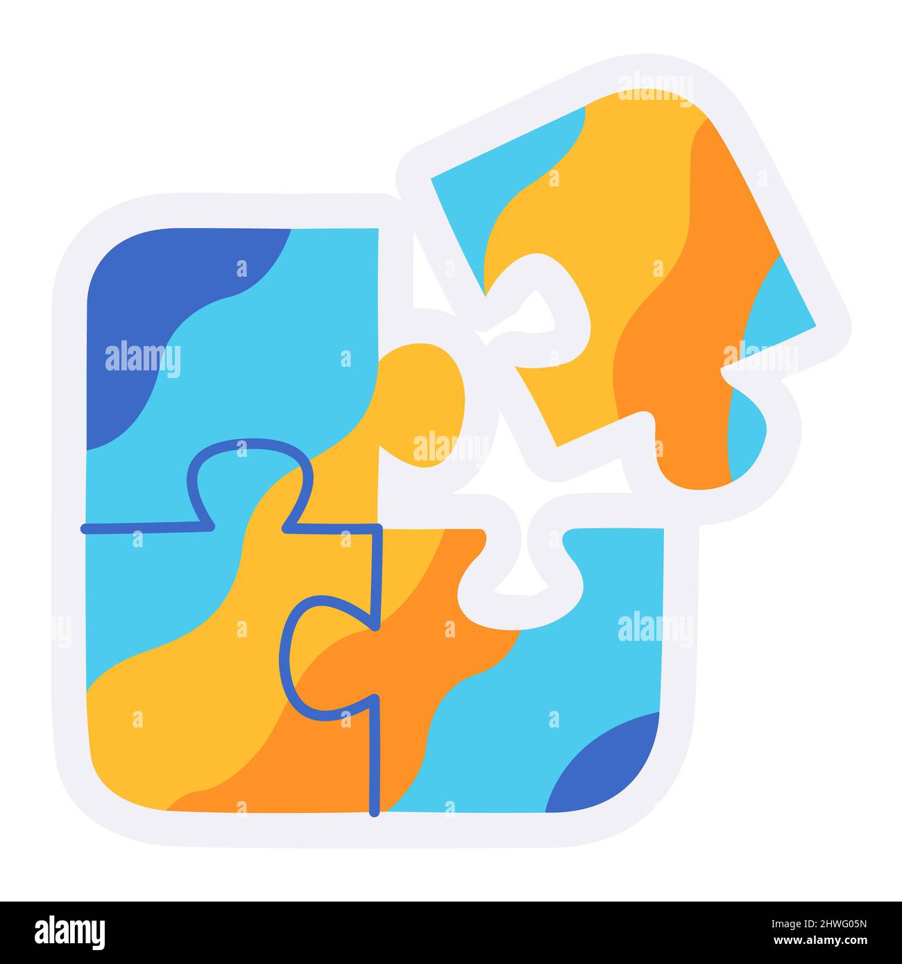 puzzle solving problem team work collaboration contribution single ...