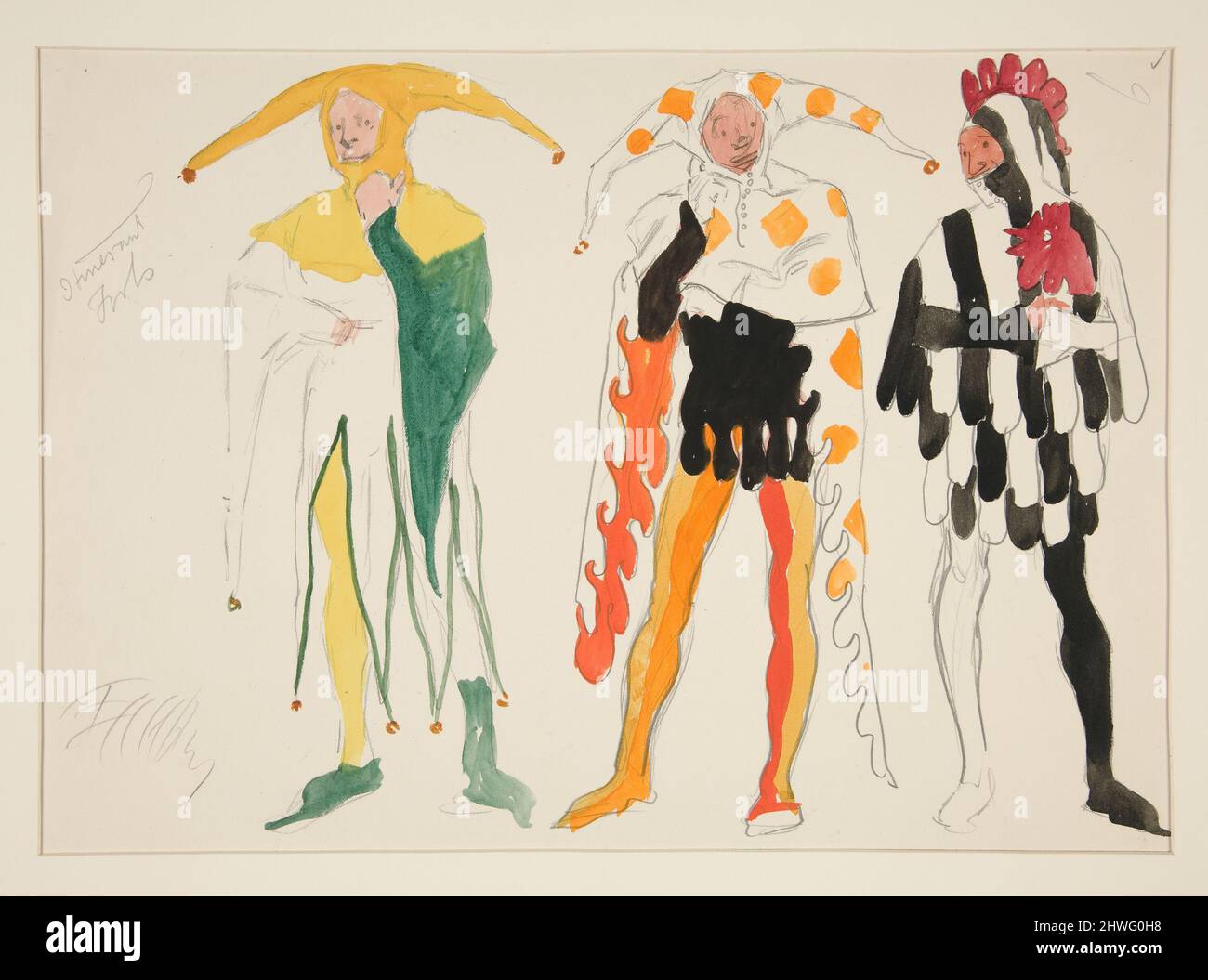 Fools, costume sketch for Henry Irving’s Planned Production of King ...