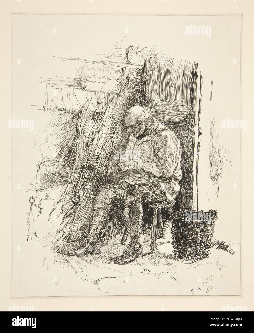 Sketch for “Sally in Our Alley,” from Old Songs. Artist: Edwin Austin ...