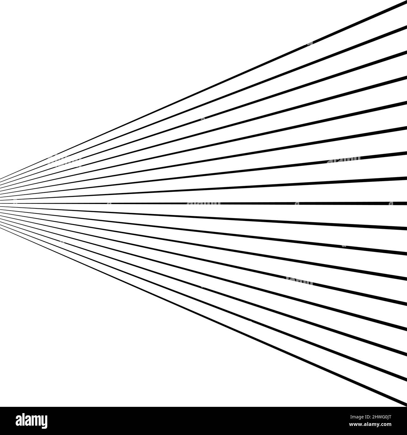 3D lines in perspective, Angled, slanting, oblique and diagonal lines ...