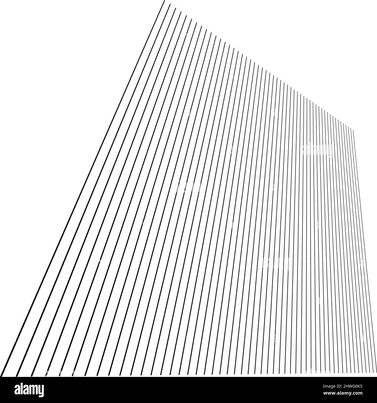 3D lines in perspective, Angled, slanting, oblique and diagonal lines ...