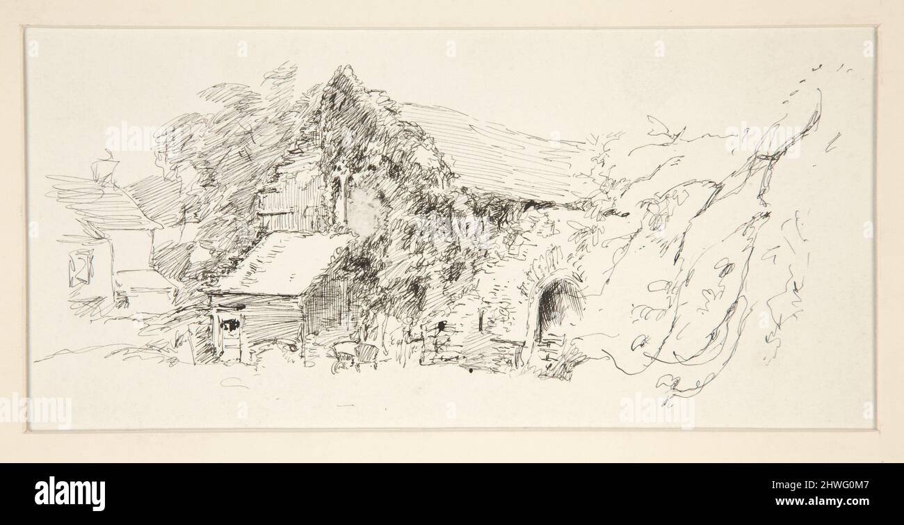 Architectural Study. Artist: Edwin Austin Abbey, American, 1852–1911, M ...