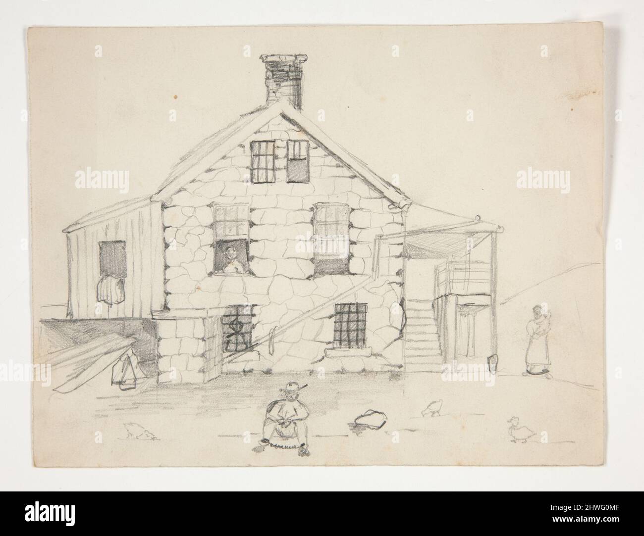 The Howard County Gaol. Artist: Edwin Austin Abbey, American, 1852–1911 ...