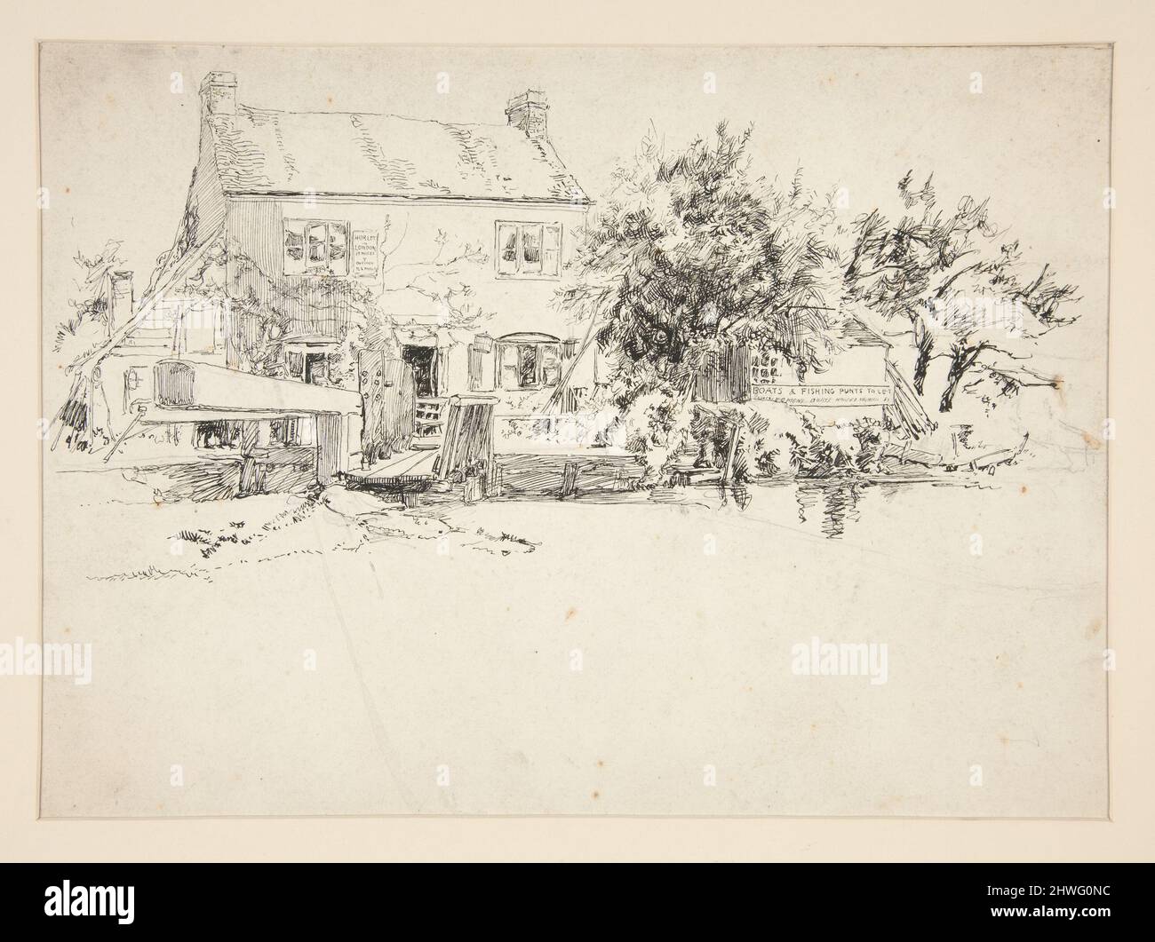 Architectural Study: Hurley, London. Artist: Edwin Austin Abbey ...