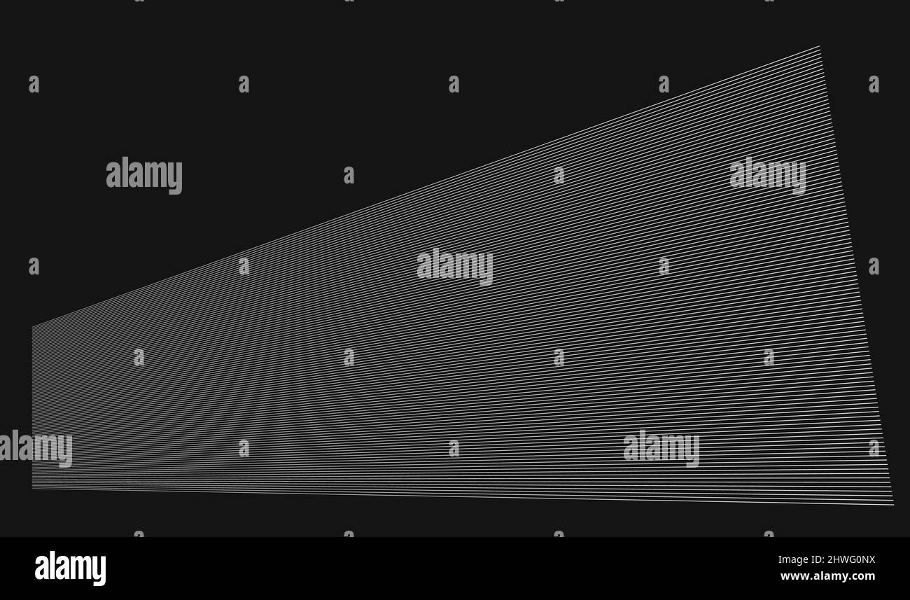 3D lines, stripes. Perspective, vanishing, converging lines - stock ...