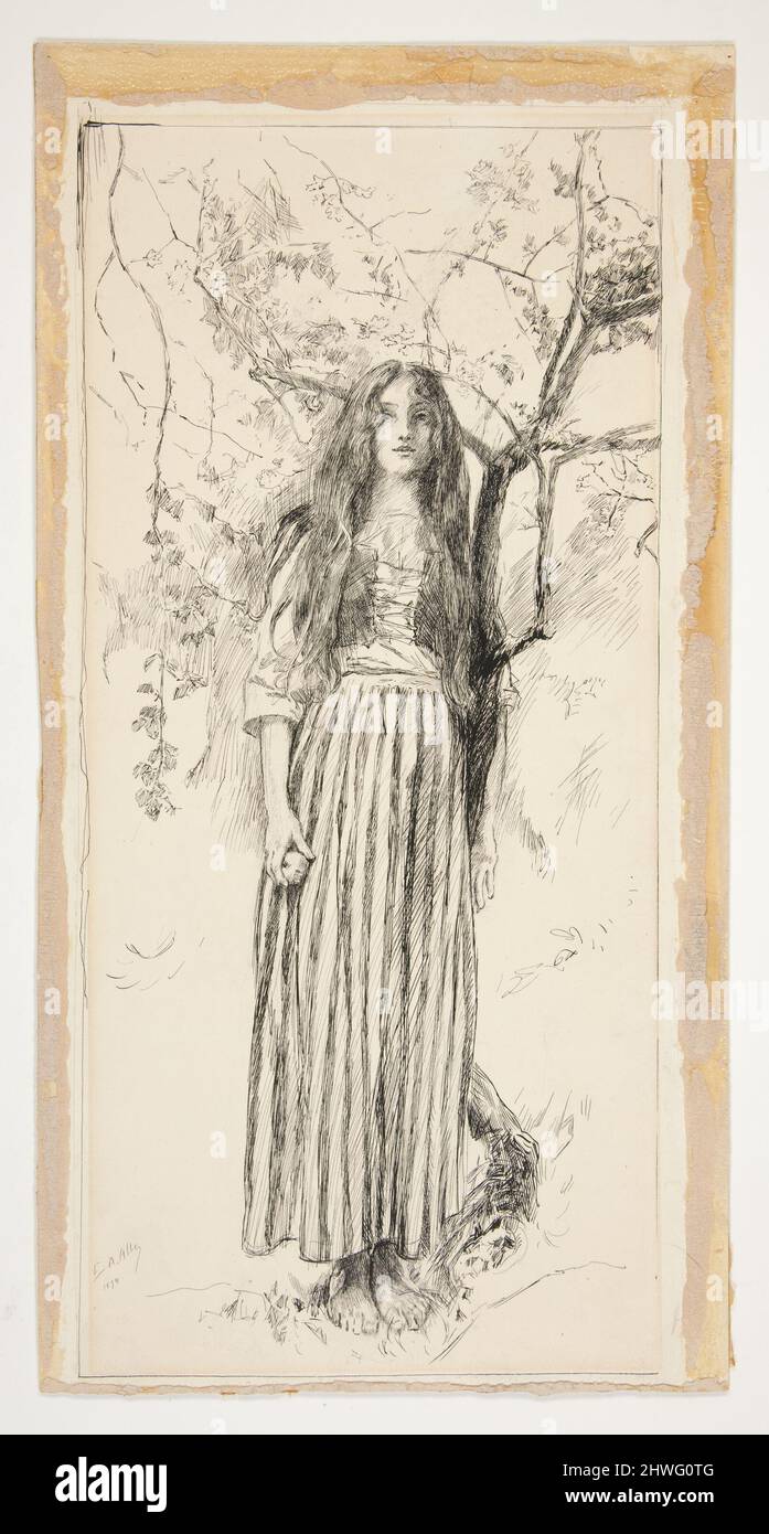 “Sweet as the primrose…” - illustration for Oliver Goldsmith’s The ...