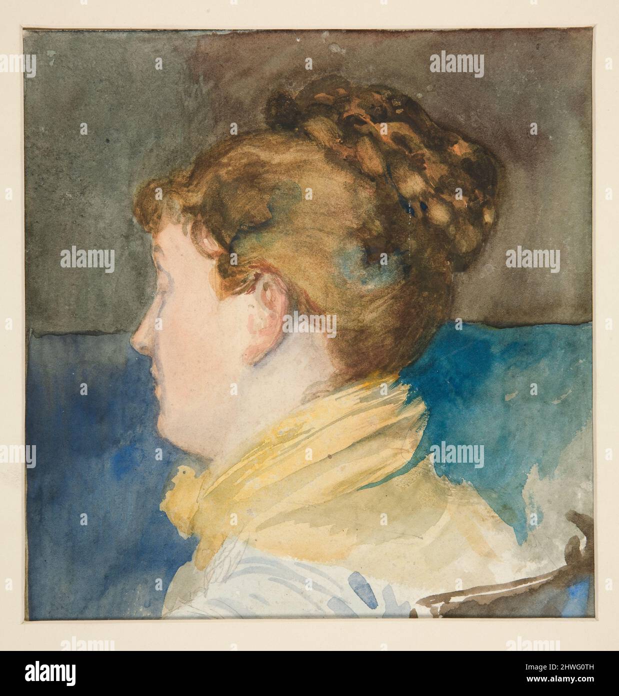 Portrait of Mrs. Abbey. Artist: Edwin Austin Abbey, American, 1852–1911 ...