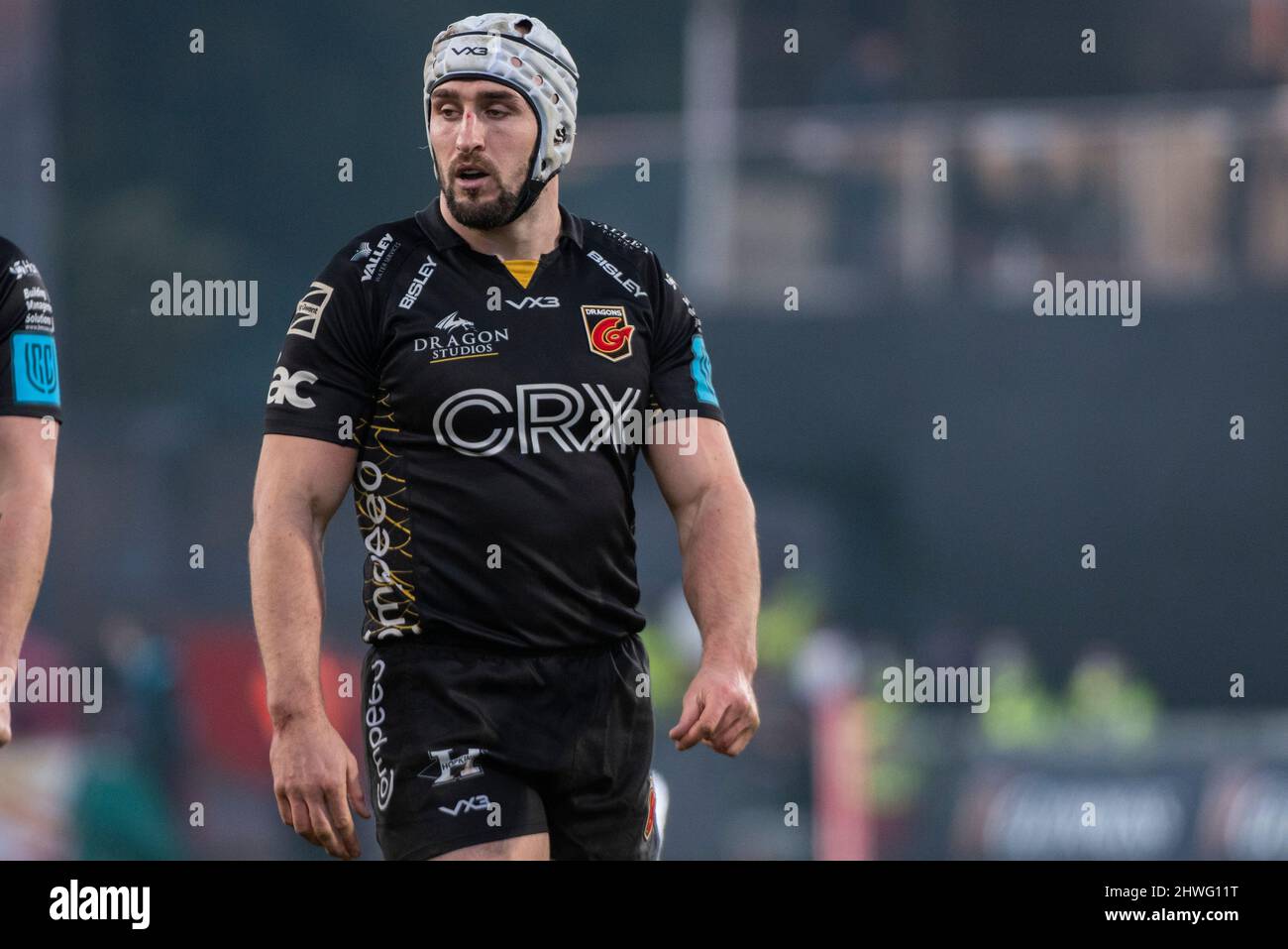 Ollie Griffiths of Dragons during the United Rugby Championship Round ...