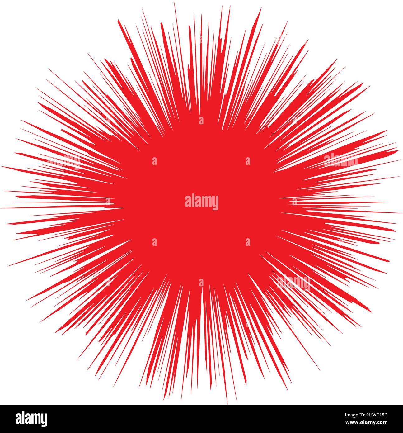 Radial, radiating, burst vector shape - stock vector illustration, clip ...