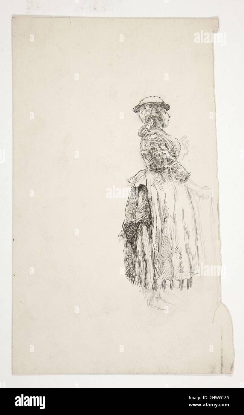 Study of a country woman. Artist: Edwin Austin Abbey, American, 1852 ...